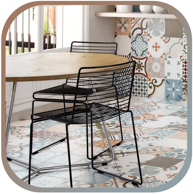 Prøve Gulvfliser Homeland Naturstenoptik R10 Bone 30x60cm - Farve: Bone ...