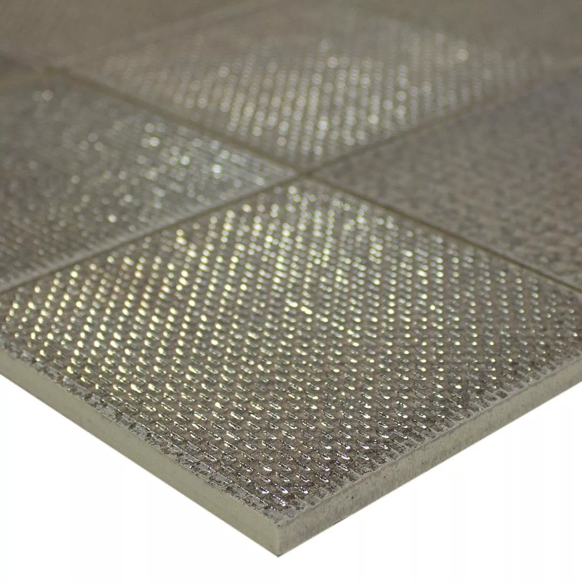 Prøve Keramikmosaik Fliser Areora Metallic Brun